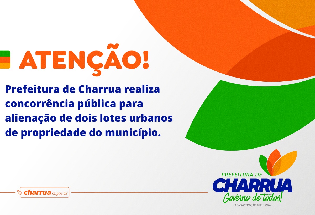 Charrua realiza concorrência pública para alienação de lotes urbanos ...