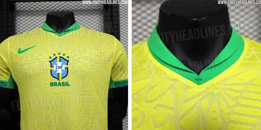 Vaza nas redes sociais imagem do uniforme da Seleção Brasileira para ...