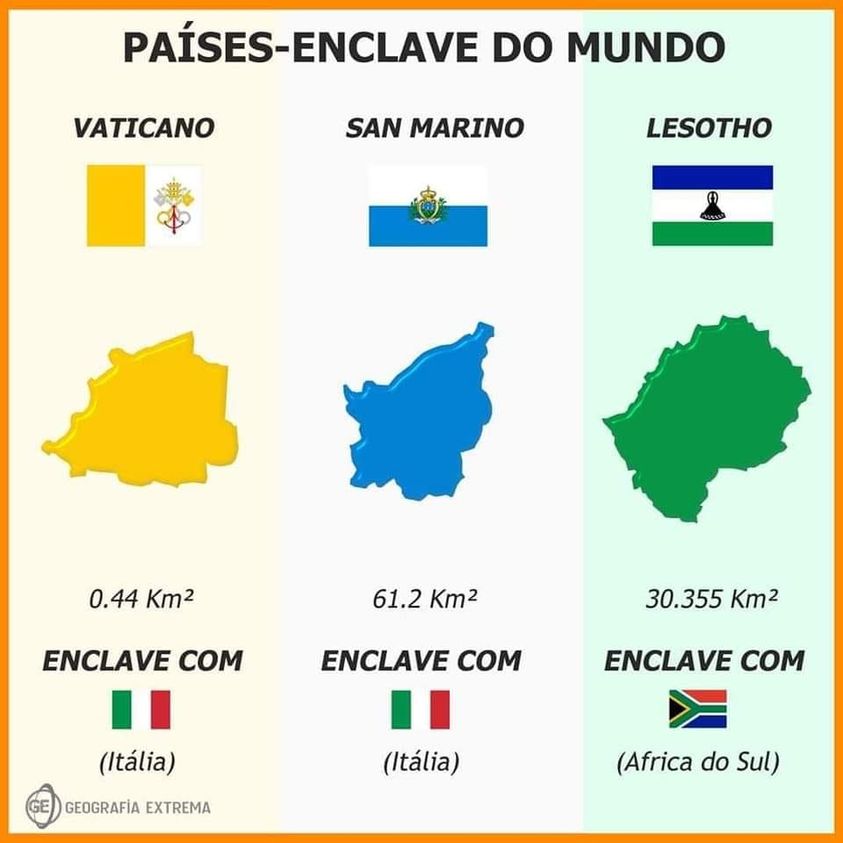 O QUE SÃO PAÍSES-ENCLAVES? – Tapejara Agora